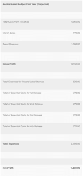 Essential Record Label Business Plan | The Label Machine